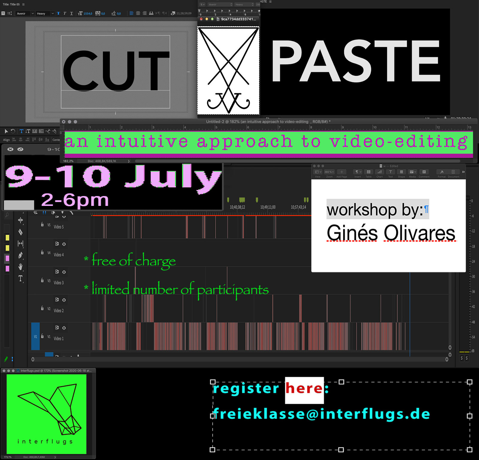 Cut & Paste: An intuitive approach to video-editing – Interflugs